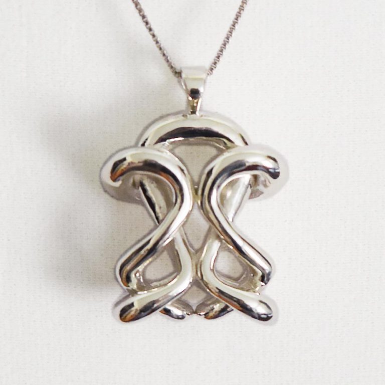 Infinity Necklace: Silver Statement Necklace from Infinity Jewelry Line